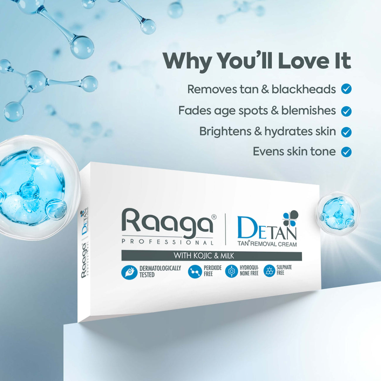 Brighten Skin with Raaga Professional Detan Cream | Shop Now
