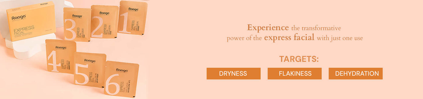 Express Facial Kit for Normal to Dry Skin (1+1) | 35 g – Raaga Professional