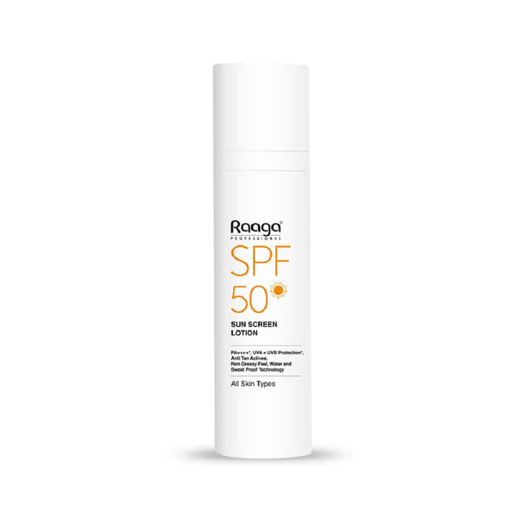 Raaga Sunscreen SPF 50 PA+++ | Sweat Proof - 55ml | Buy Now – Raaga ...